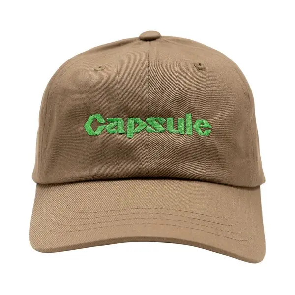 CAPSULE Classic Logo Baseball Cap - Tan
