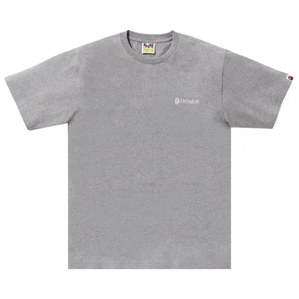 A BATHING APE Small Logo Tee - Grey