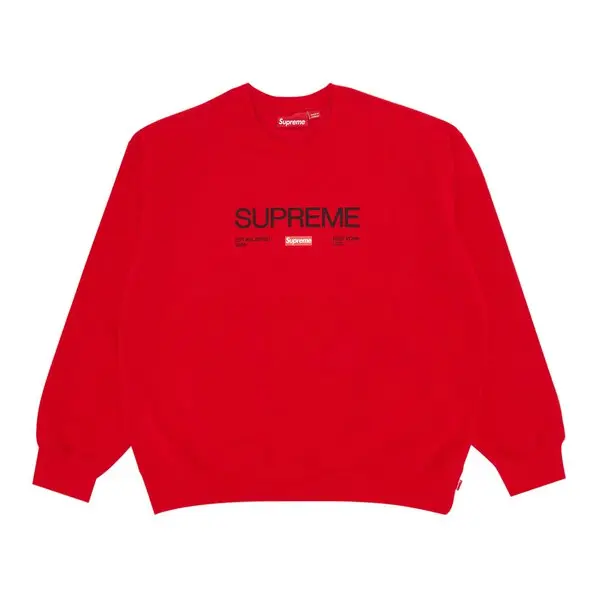 Supreme Established Crewneck - Red