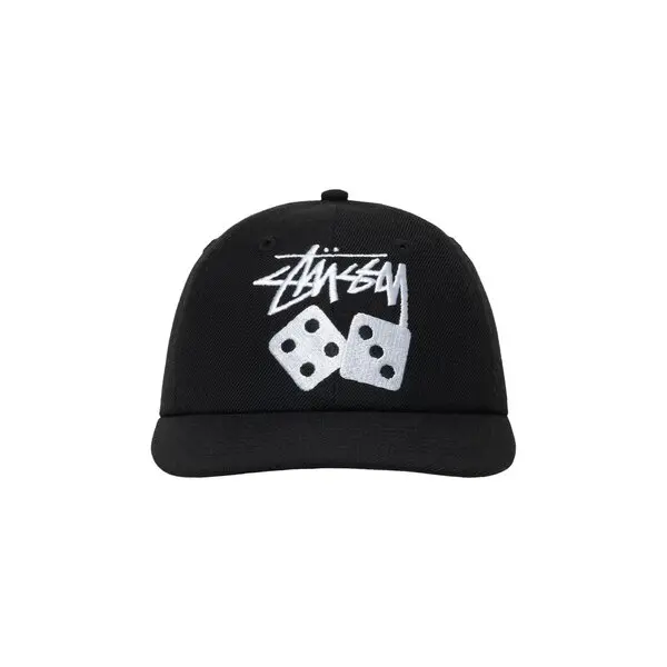StÜssy Stock Dice Low Pro Cap - Black
