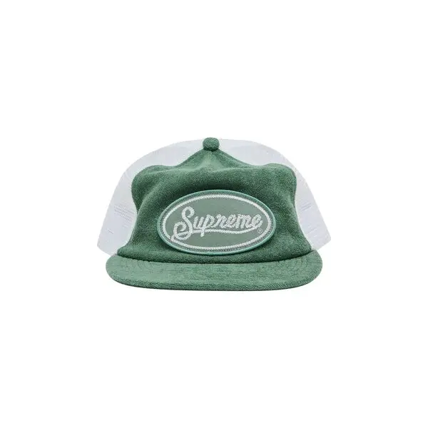Supreme Terry Mesh Back 5-panel Cap - Teal
