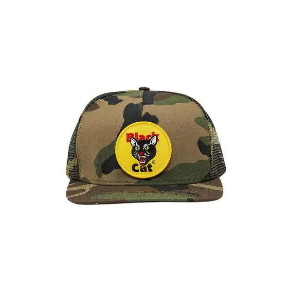 Supreme Black Cat Mesh Back 5-panel Cap - Multicolor