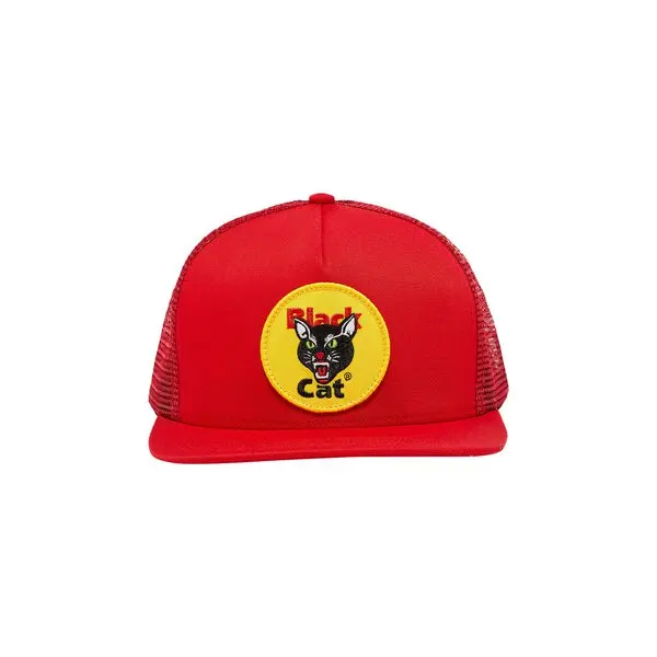 Supreme Black Cat Mesh Back 5-panel Cap