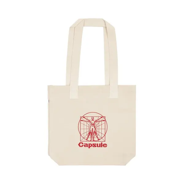 CAPSULE Vitruvian Icon Tote Bag - White
