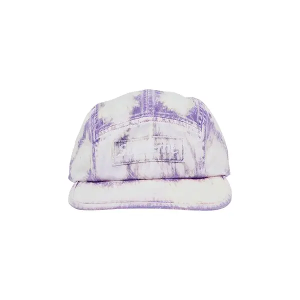 Supreme Bleached Chino Camp Cap - Purple