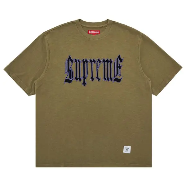 Supreme Old English Short-sleeve Top 'olive - Green