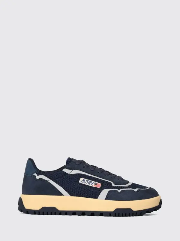 AUTRY Wildpace Low Suede And Mesh Sneakers - Blue