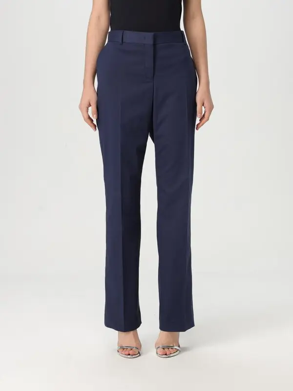 Alberta Ferretti Tailored Wide Leg Trousers - Blue