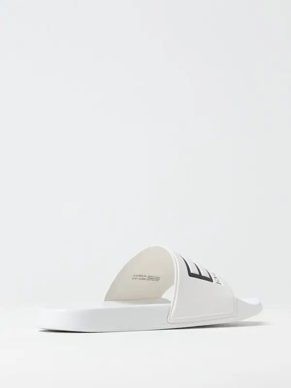 EA7 Slides With Logo Detail - Ice