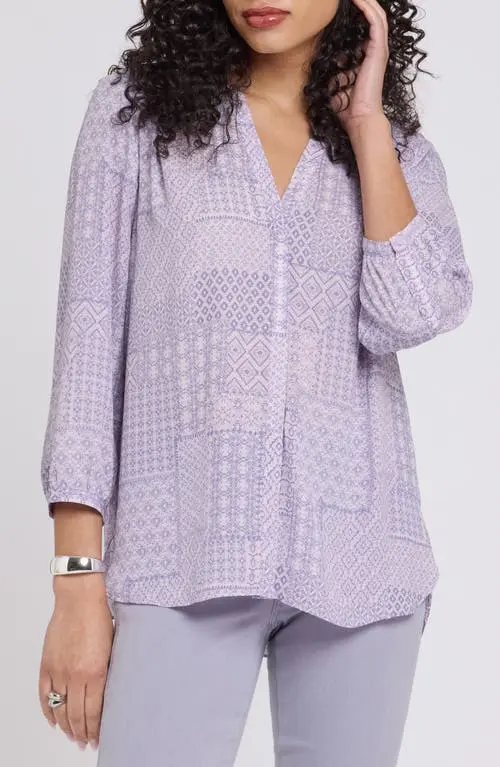 NYDJ Pintuck Top - Pandora Patchwork