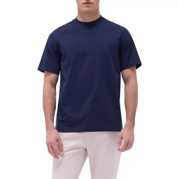 Bugatchi Ooohcotton® Crewneck T-shirt - Navy