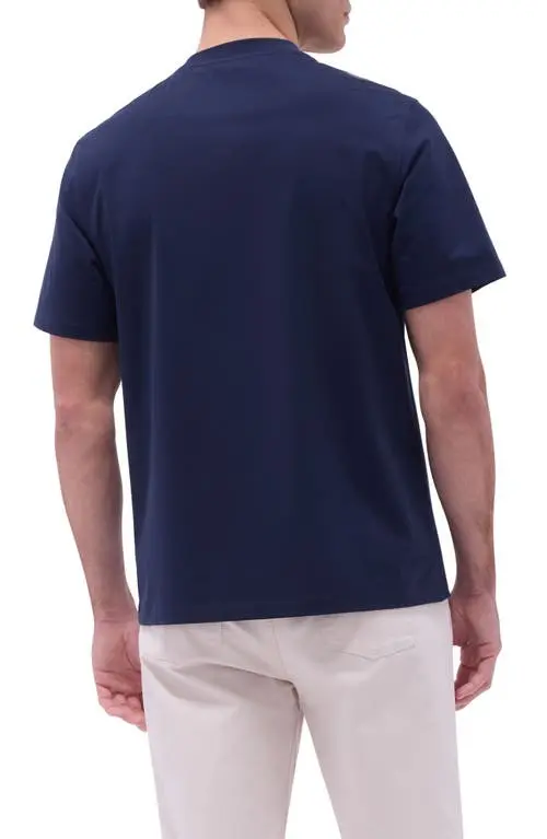 Bugatchi Ooohcotton® Crewneck T-shirt - Navy