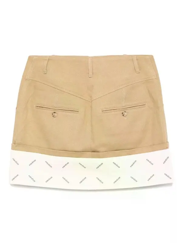 KIMHEKIM Logo-printed Mini Skirt