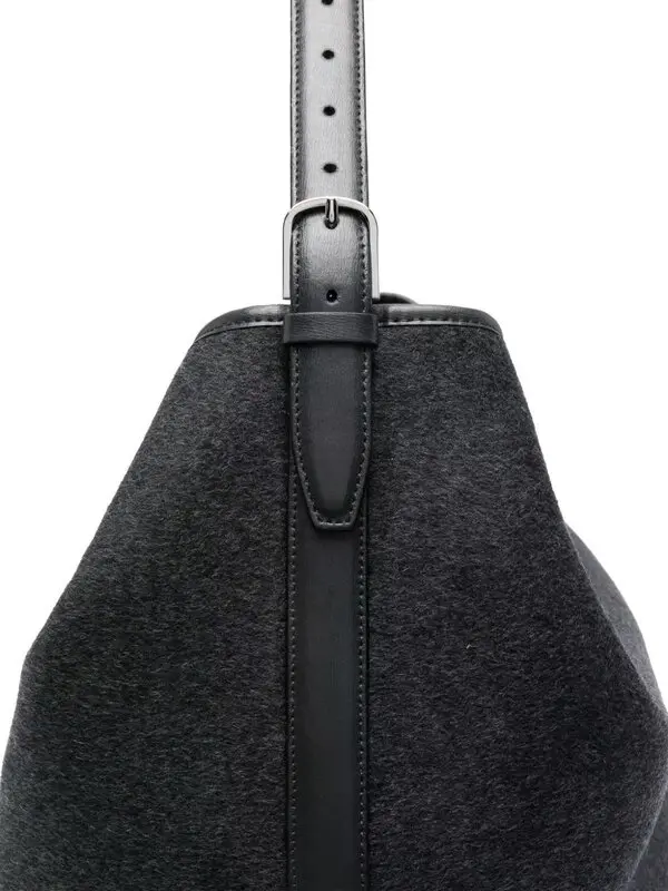 TOTEME Belted Doublé Tote Bag - Grey