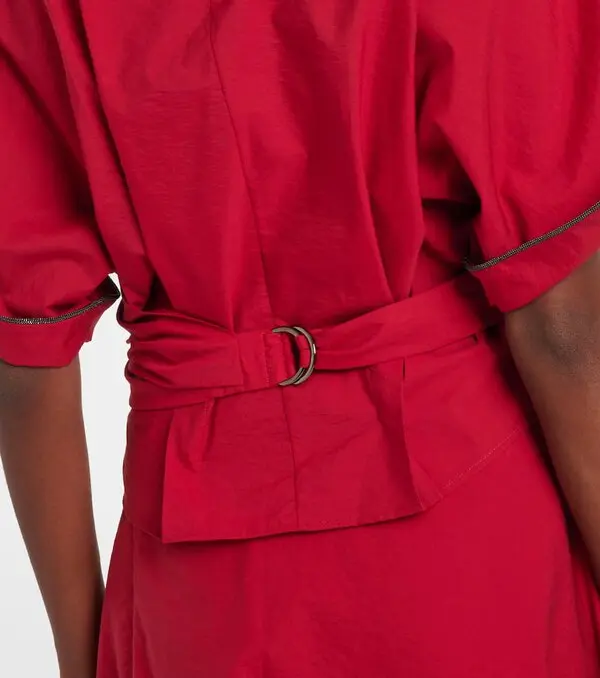 Brunello Cucinelli Cotton-blend Blouse