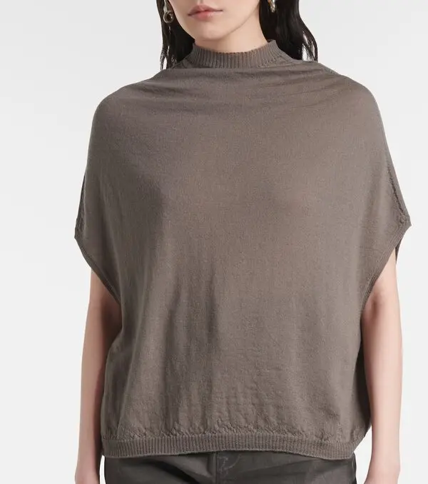 Rick Owens Wool Turtleneck Top