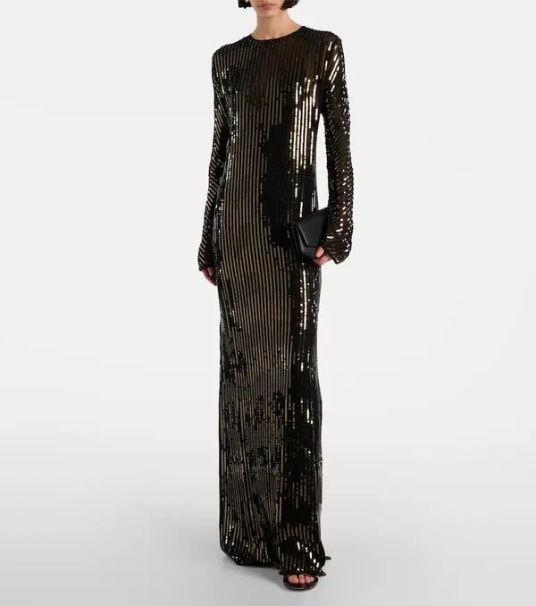 Johanna Ortiz Sequined Gown