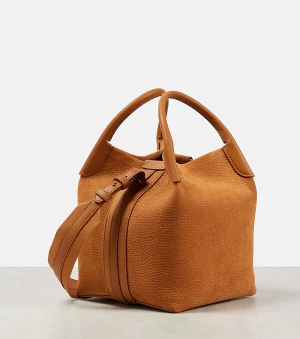 Loro Piana Bale Small Leather Tote Bag - Brown