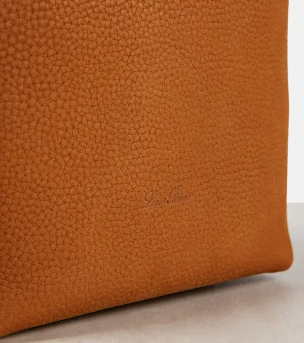 Loro Piana Bale Small Leather Tote Bag - Brown