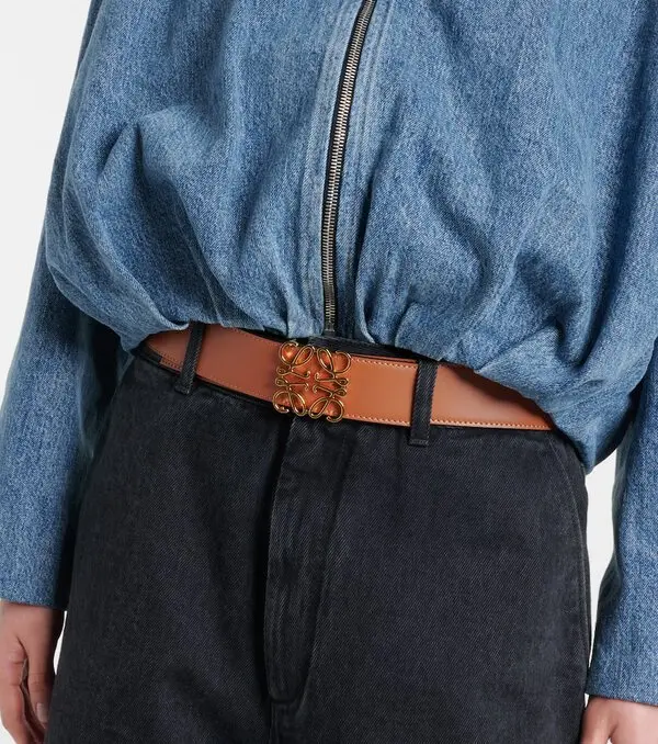 Loewe Anagram Reversible Leather Belt