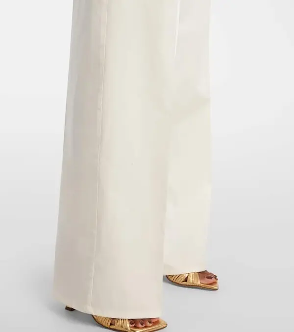 Etro Cotton-blend Wide-leg Trousers