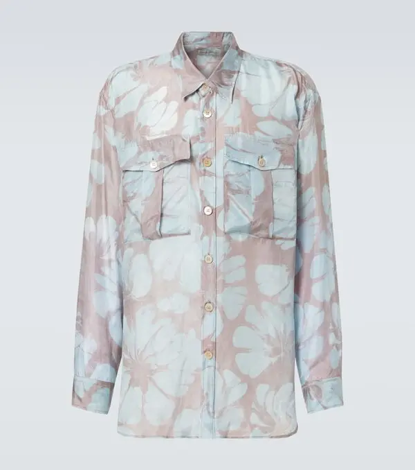Dries Van Noten Floral Silk Shirt