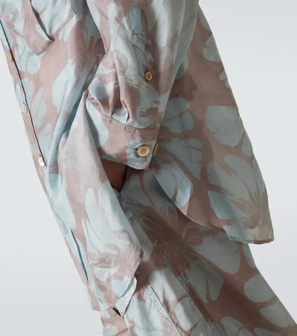 Dries Van Noten Floral Silk Shirt