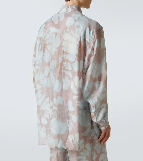 Dries Van Noten Floral Silk Shirt