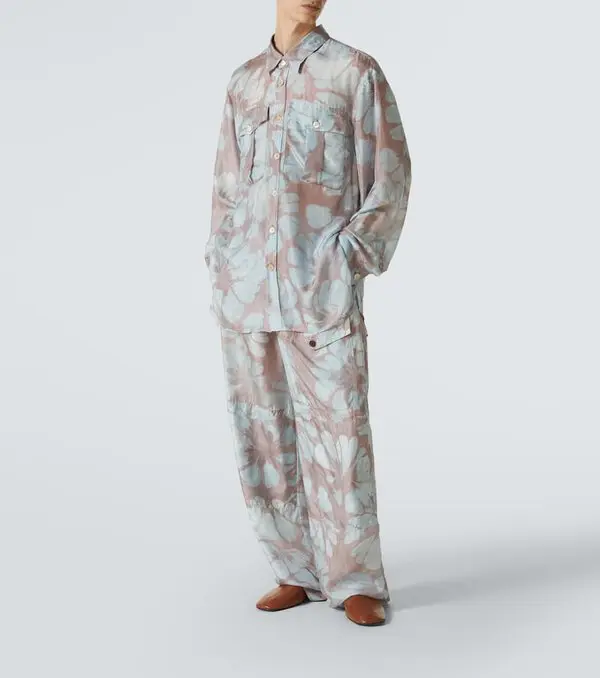 Dries Van Noten Floral Silk Shirt