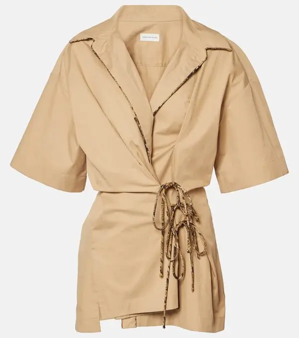 Dries Van Noten Cotton Twill Shirt