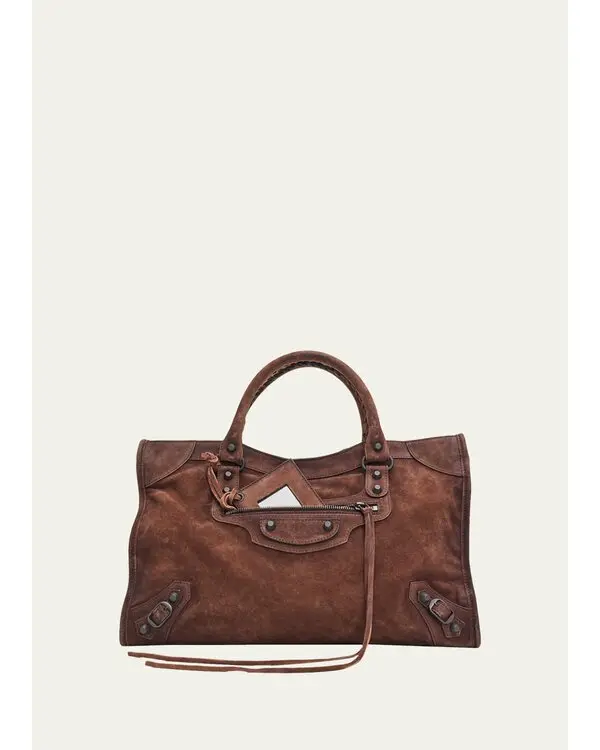 Balenciaga Le City Medium Tote Bag - Camel