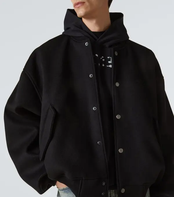 Balenciaga Wool Bomber Jacket