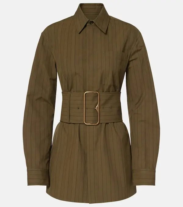 Burberry Belted Cotton Overshirt