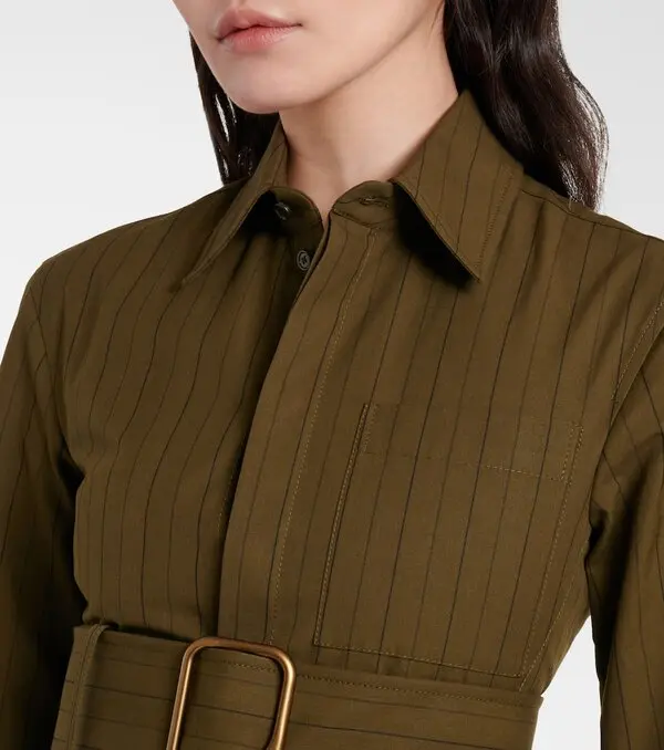 Burberry Belted Cotton Overshirt