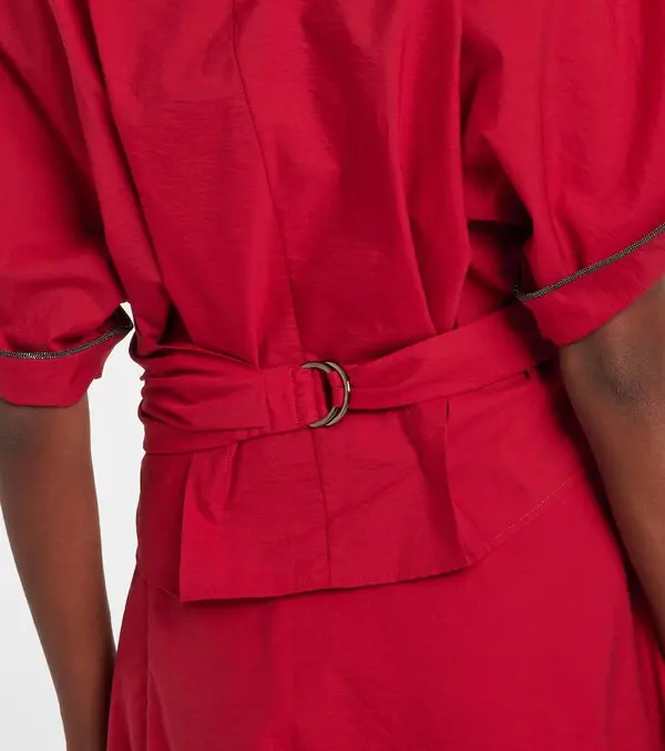 Brunello Cucinelli Cotton-blend Blouse