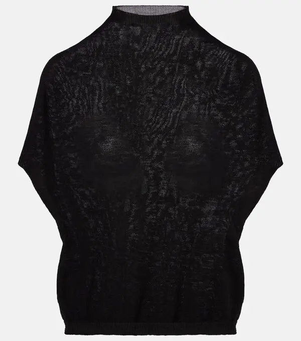 Rick Owens Wool Turtleneck Top
