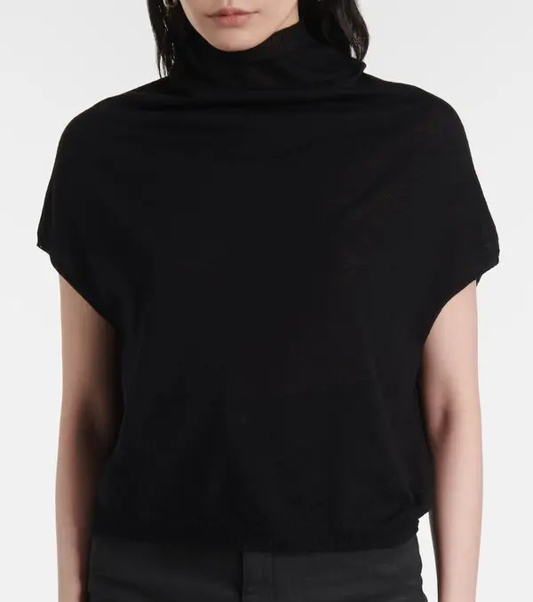 Rick Owens Wool Turtleneck Top