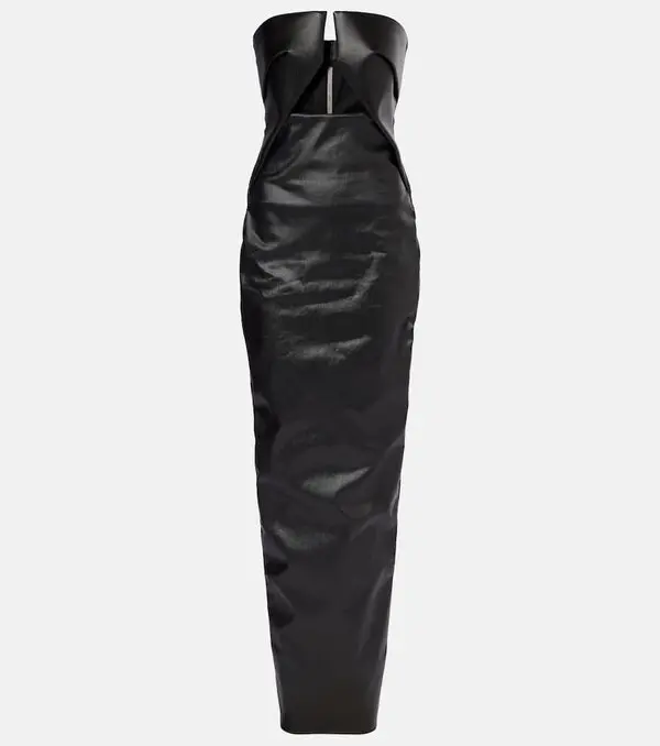 Rick Owens Prong Cutout Cocktail Dress - Black