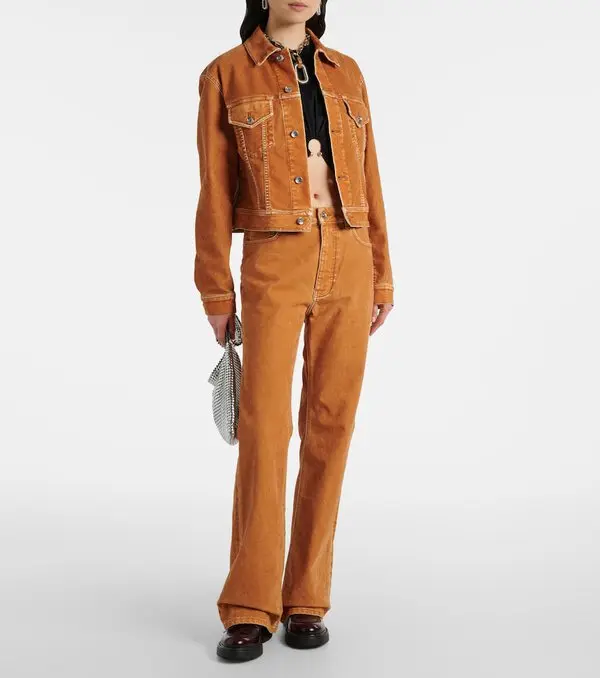Rabanne High-rise Straight Leg Jeans