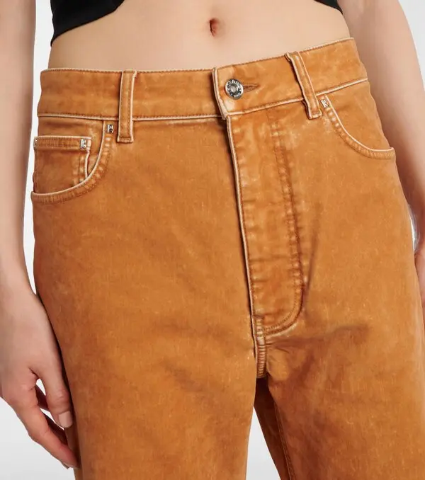 Rabanne High-rise Straight Leg Jeans
