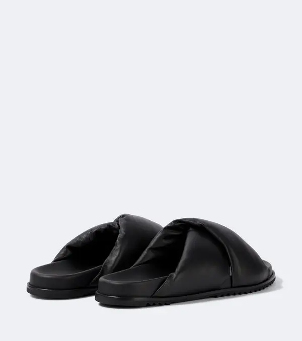 Rick Owens Leather Donut Granola Sandals