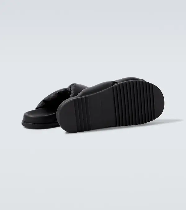 Rick Owens Leather Donut Granola Sandals
