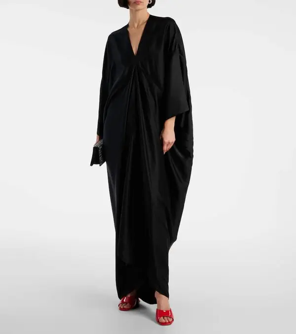 Amina Muaddi Lupita 70 Patent Leather Mules - Red
