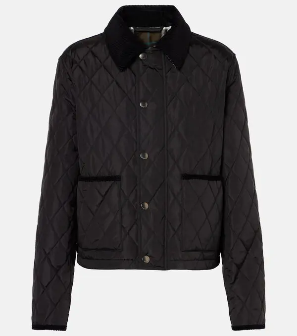 Burberry Check Quilted Jacket