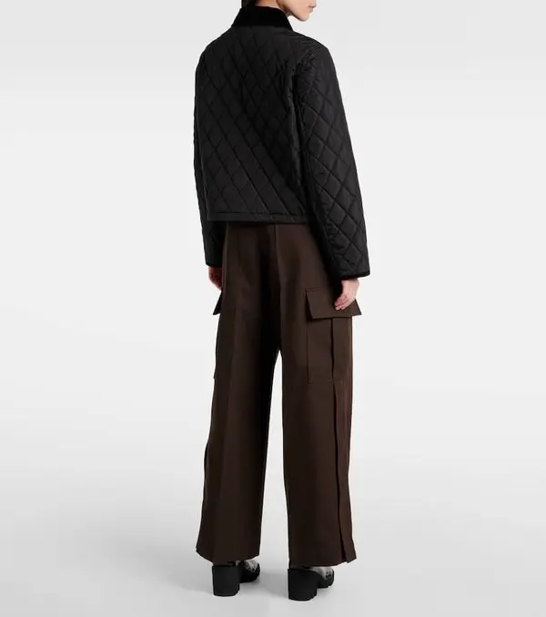 Burberry Check Quilted Jacket