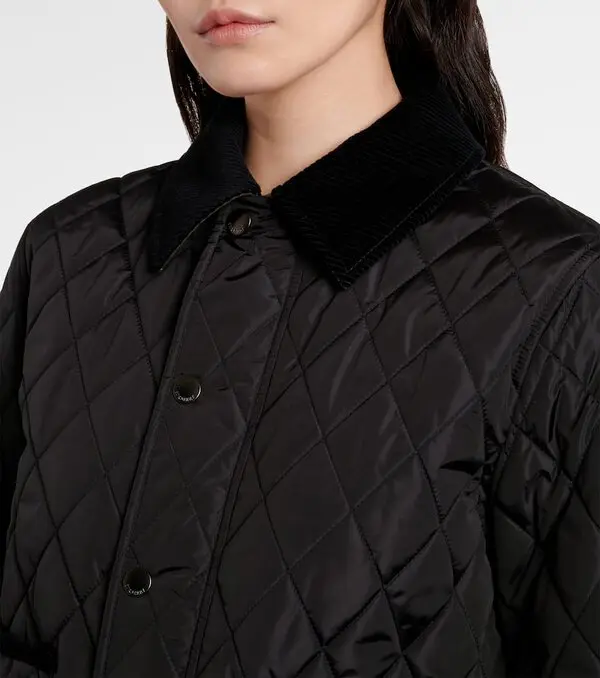 Burberry Check Quilted Jacket