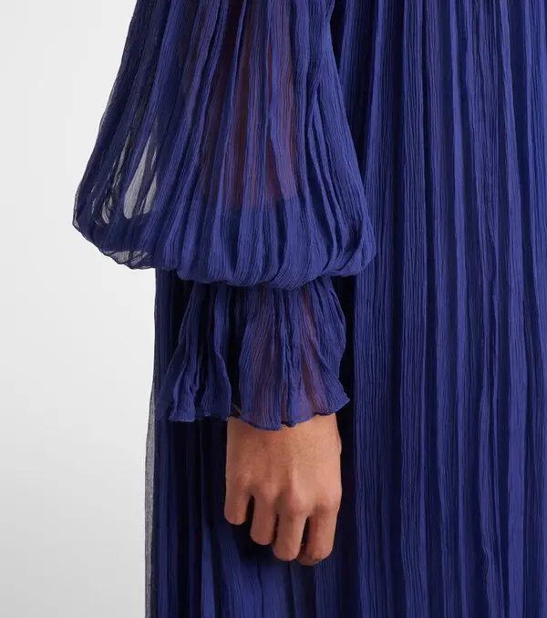 Costarellos Renia Chantilly Lace Gown - Blue