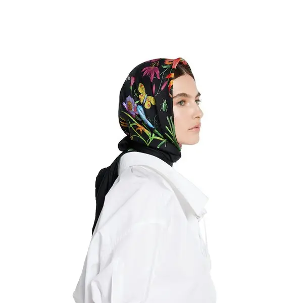 Gucci Printed Silk Twill Carré Silk