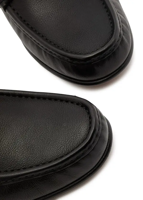 Valentino Garavani Vlogo Leather Loafers