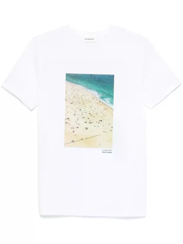 P.a.r.o.s.h Cobeach T-shirt - White